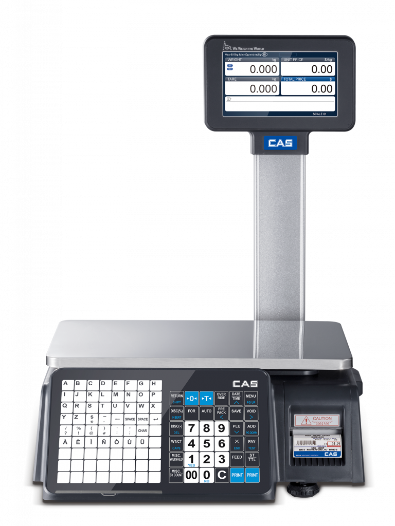 CAS CN1 Balanza de Impresión en Red - Soluciones para retail, industria, bodegas y hospidalidad